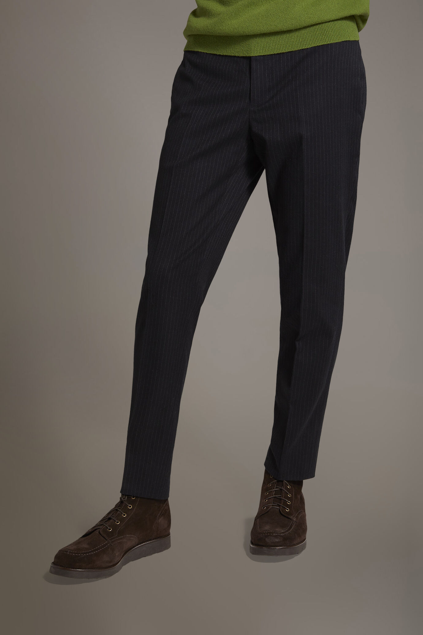 Pantalone regular fit senza pinces piega classica | Doppelganger ...