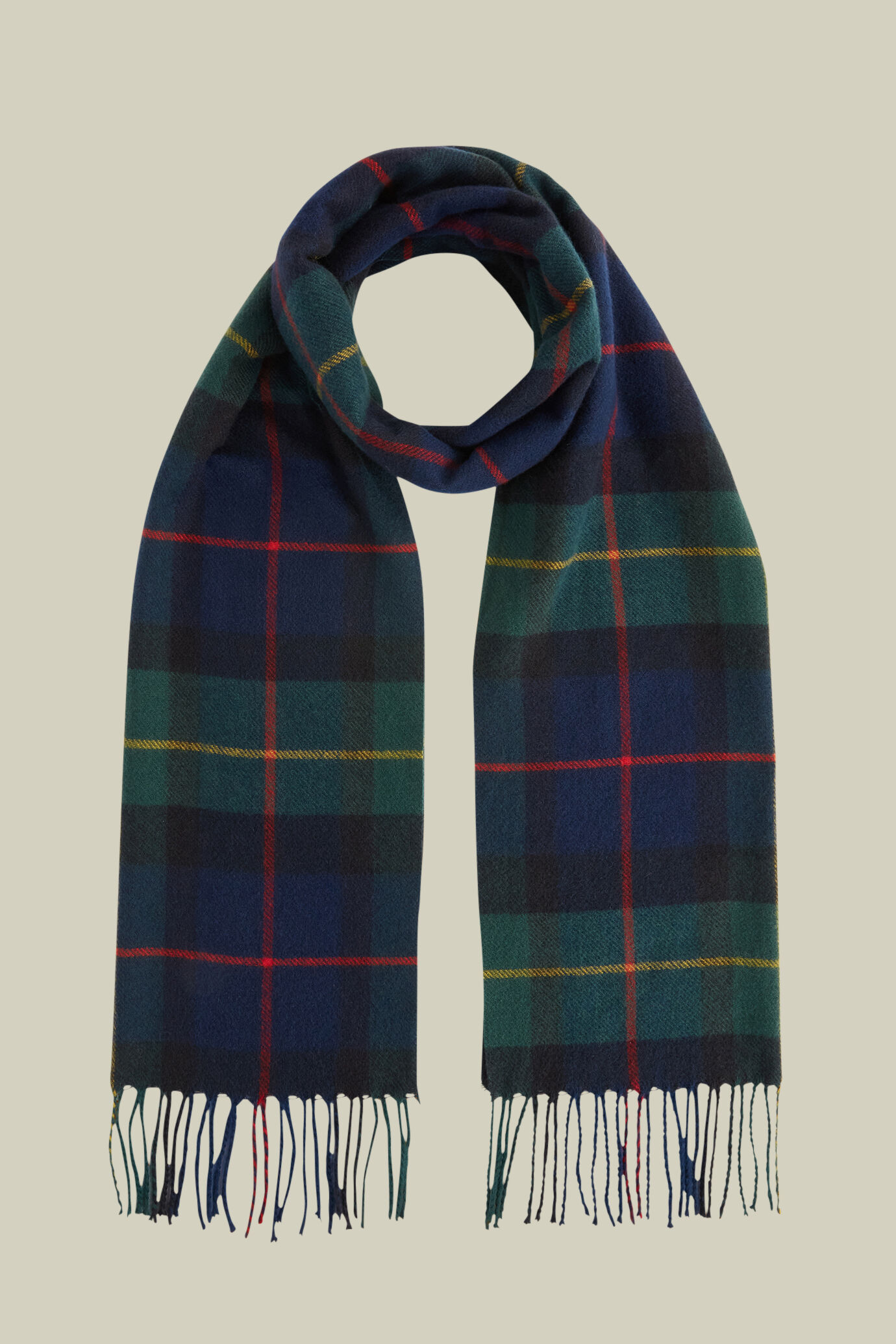 Écharpe homme, motif tartan à franges | Doppelganger | Foulards et ...