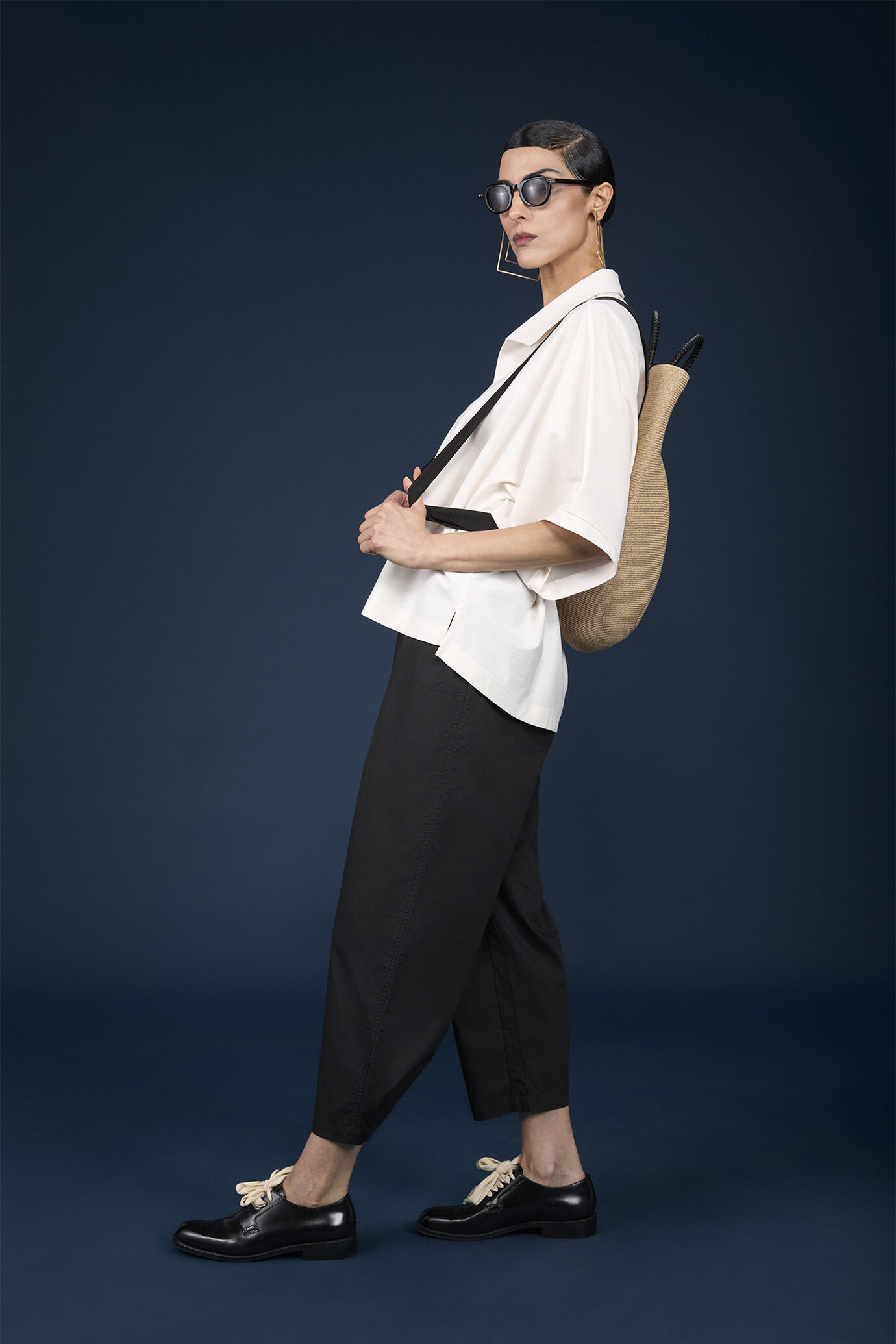 Women's oversized pique polo shirt | Doppelganger | Sweaters Women’s Online