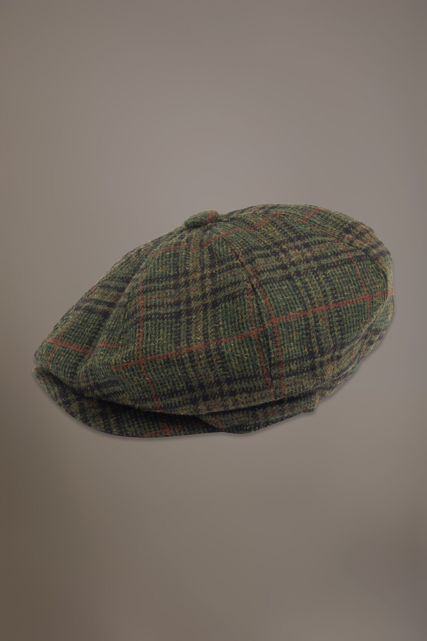 Coppola misto lana tessuto a quadri | Doppelganger | Cappelli Uomo Online