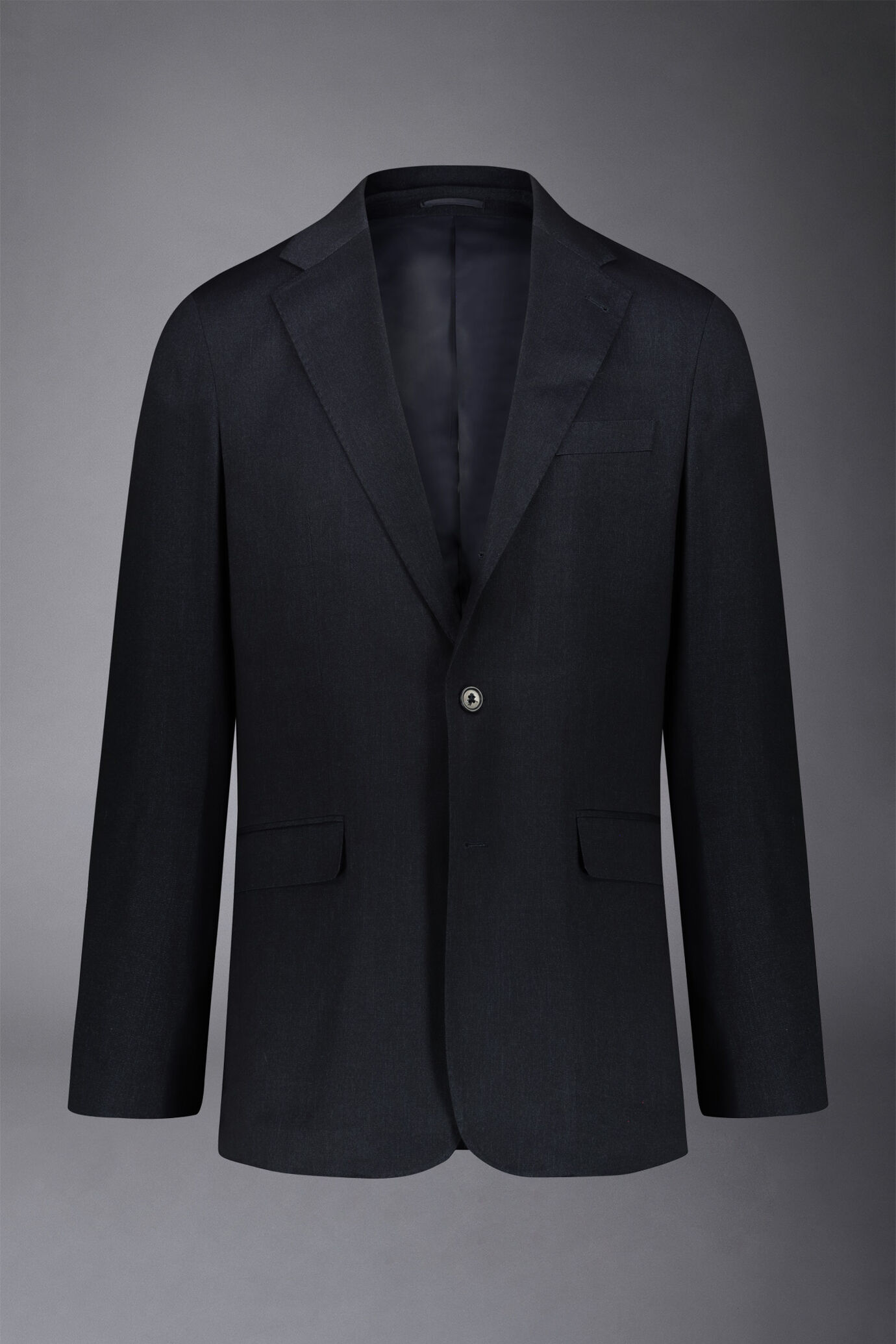 Men's single-breasted suit regular fit honeycomb fabric | Doppelganger ...