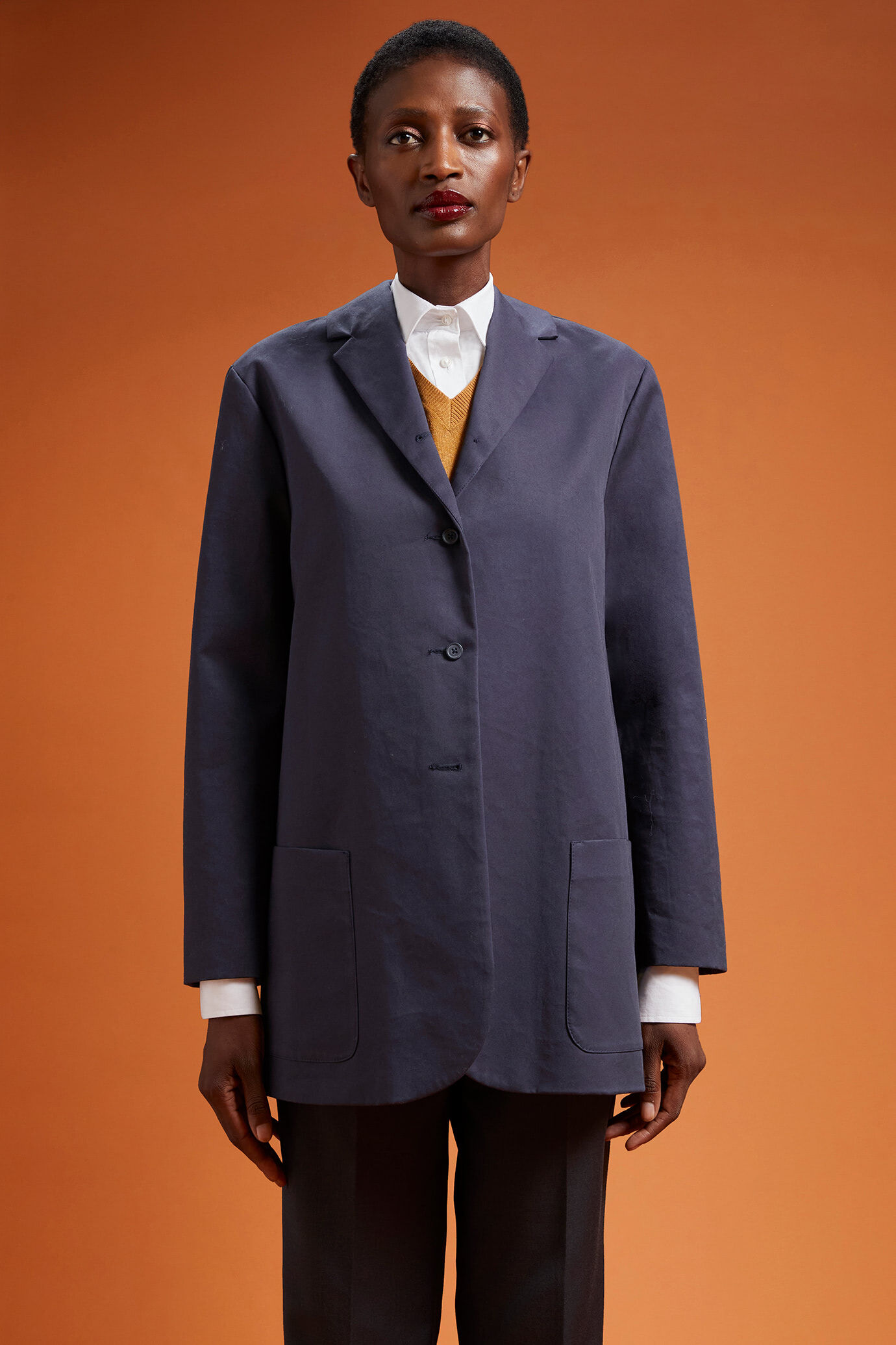 Women's A-line duster coat in a regular fit | Doppelganger | Blazers ...