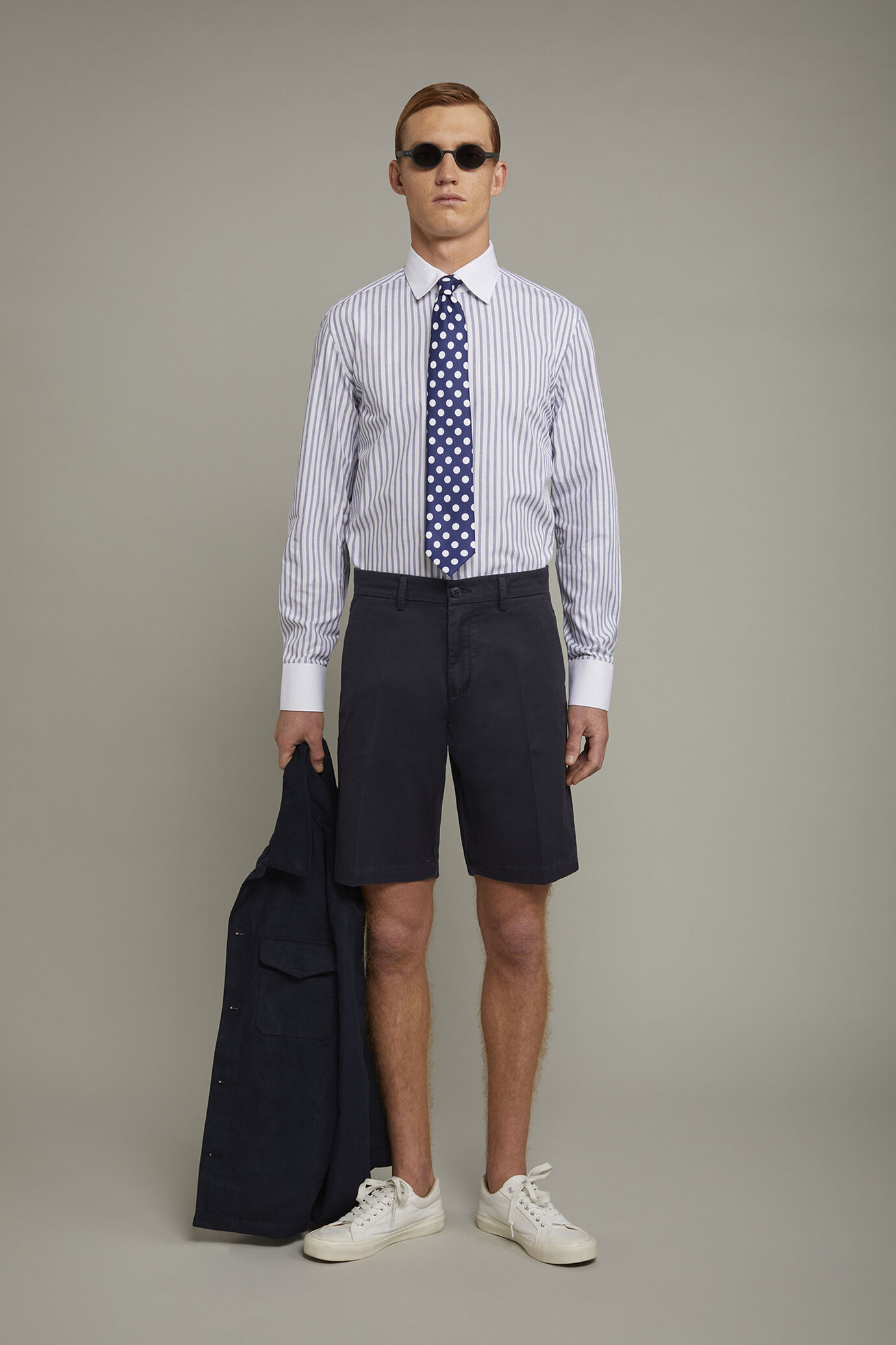 Men's Bermuda shorts classic twill construction regular fit ...