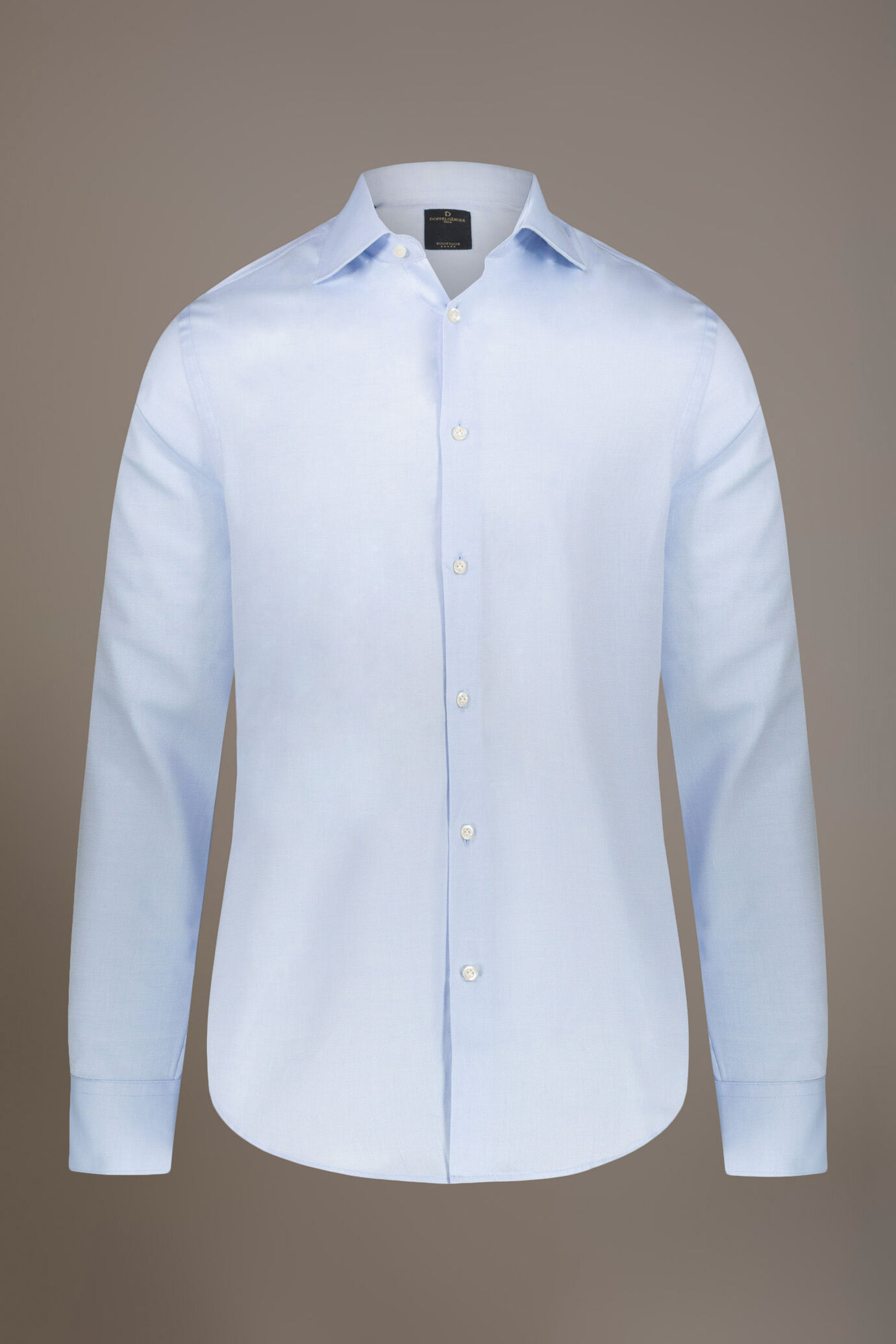 Camicia classica collo francese classic fit tessuto armaturato ...