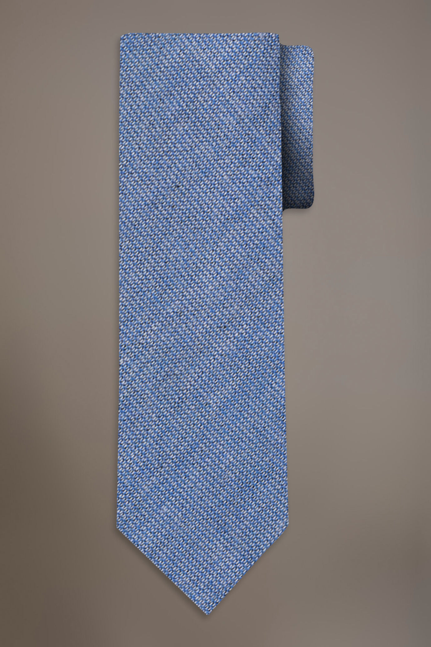 Wool blend tie with brushed effect | Doppelganger | Ties Men’s Online