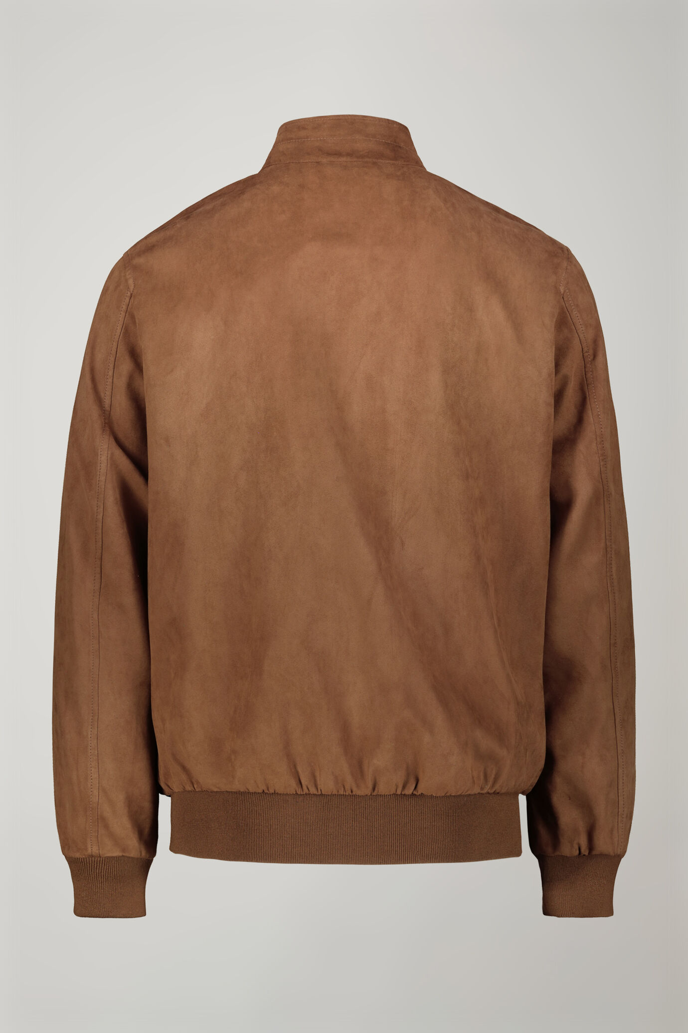 Gefütterte Herrenjacke aus Wildlederimitat in bequemer Passform ...