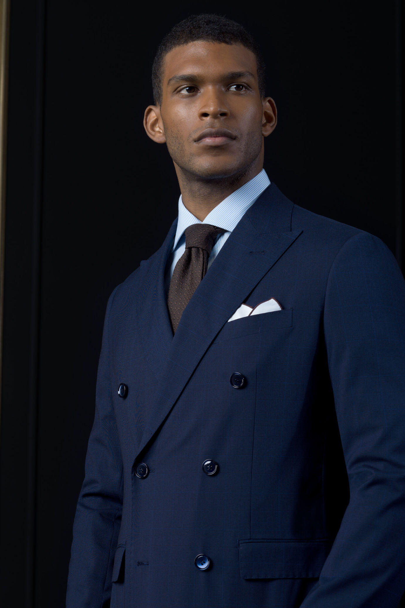 Double breasted suit with peak lapel | Doppelganger | Men's Suits