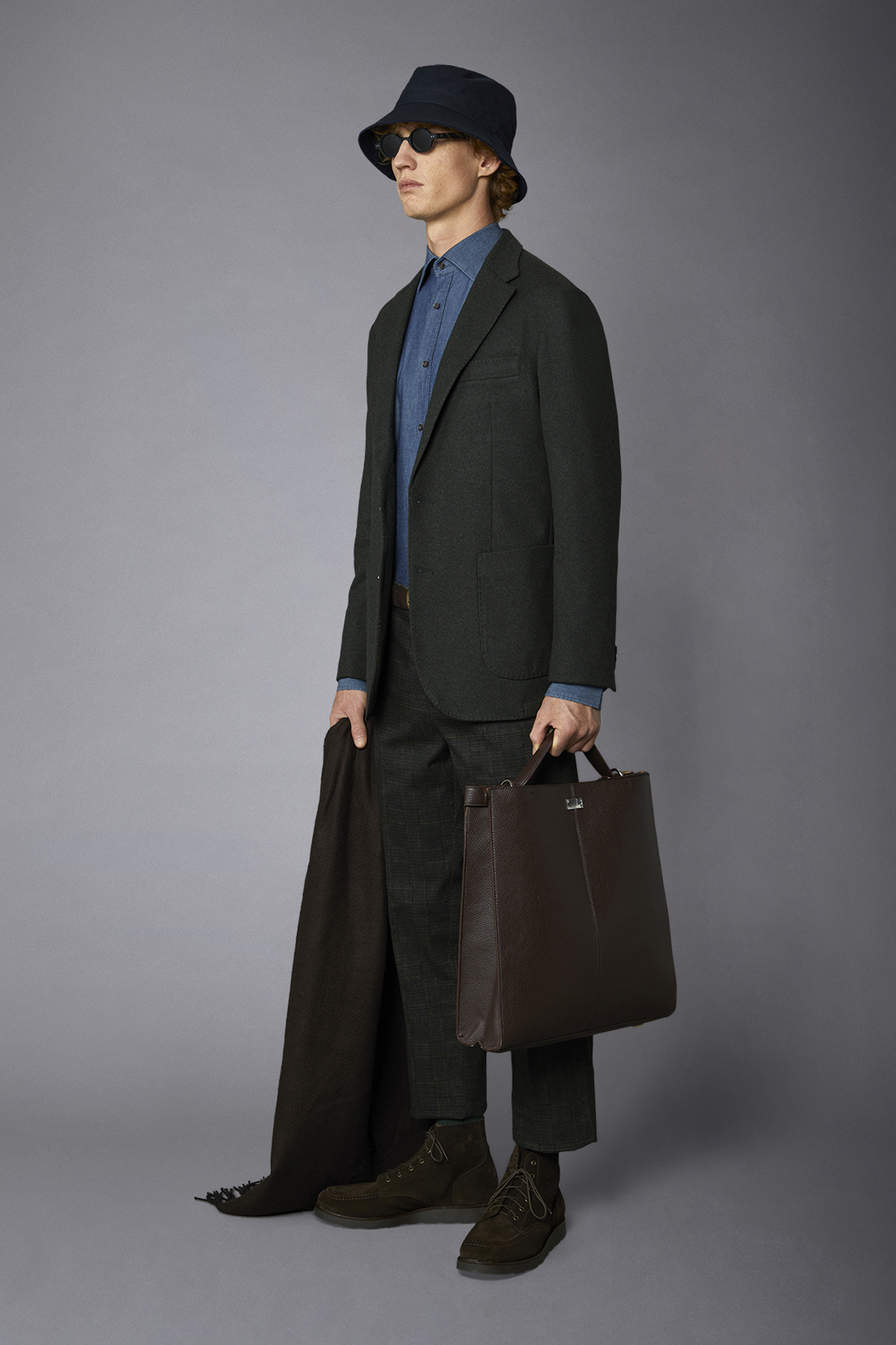 Men's single-breasted jacket in piquet jersey regular fit ...