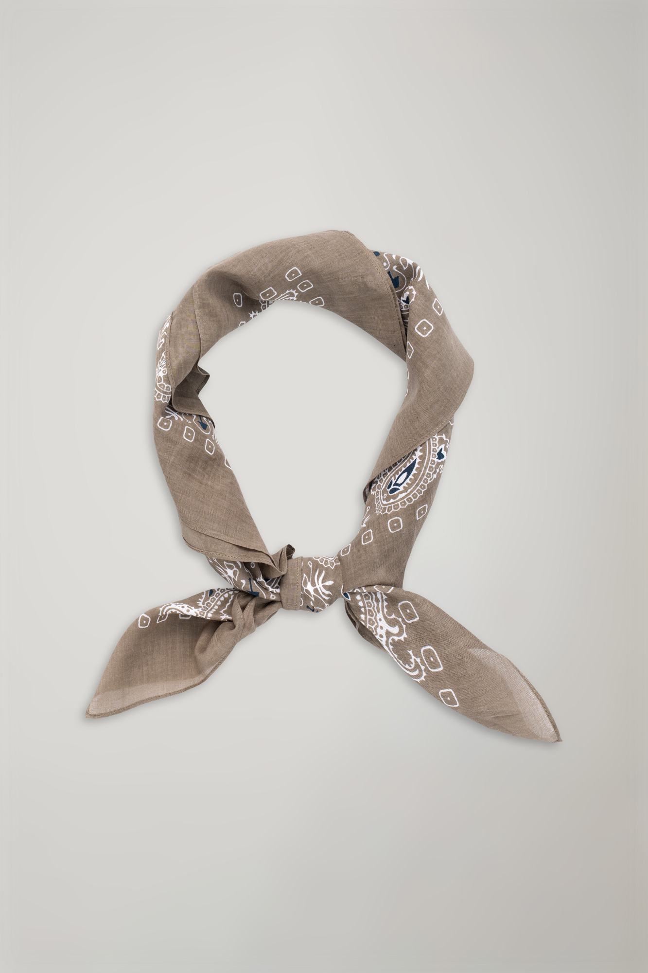 Écharpe homme en pur coton à motif | Doppelganger | Foulards et ...