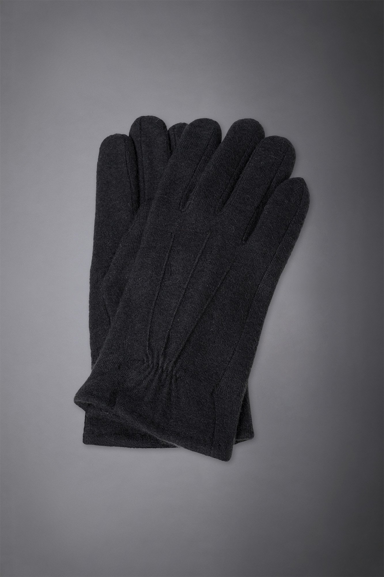 Men's solid coloured boiled wool glove with inner fleece | Doppelganger ...