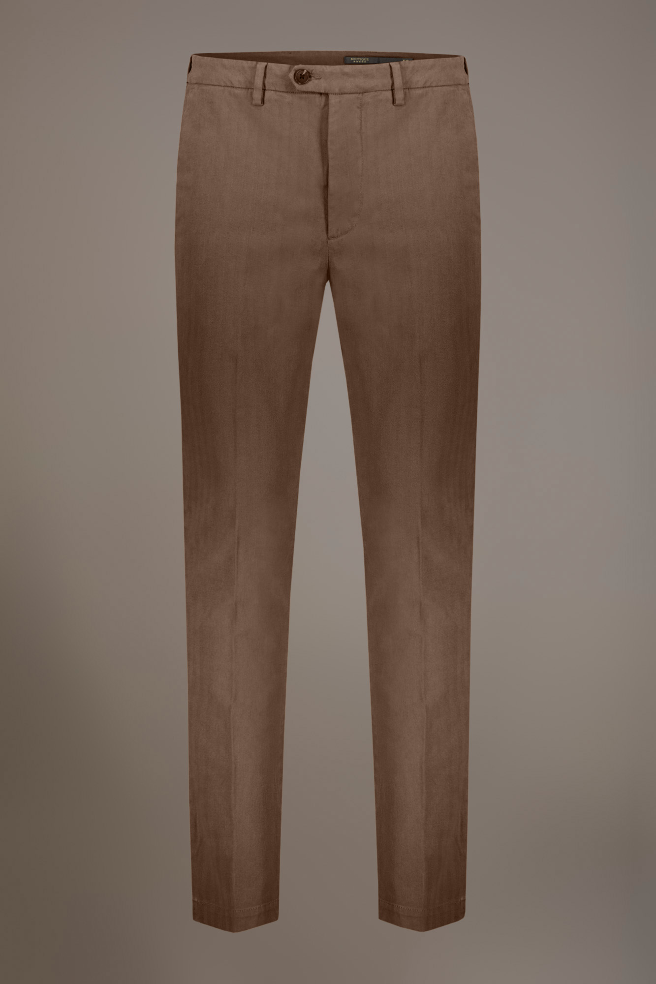 Classic regular fit herringbone fabric trousers | Doppelganger | Men's ...
