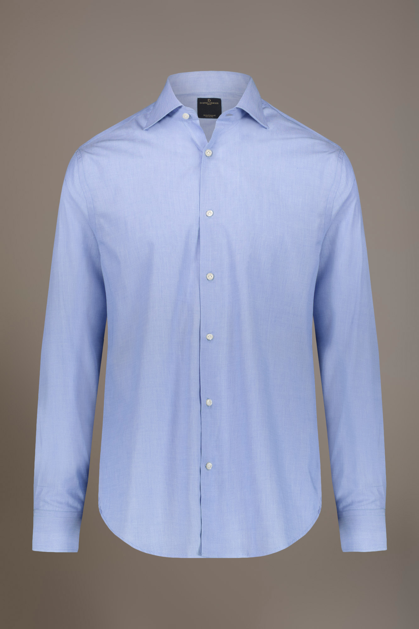 Classic shirt french collar classic fit fil a fil | Doppelganger | Men ...