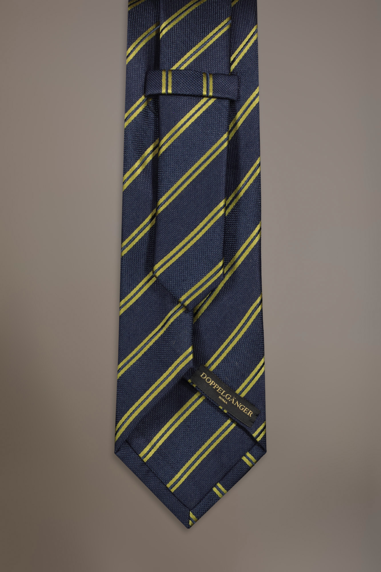 Cravatta misto fibre bamboo regimental | Doppelganger | Cravatte Uomo ...
