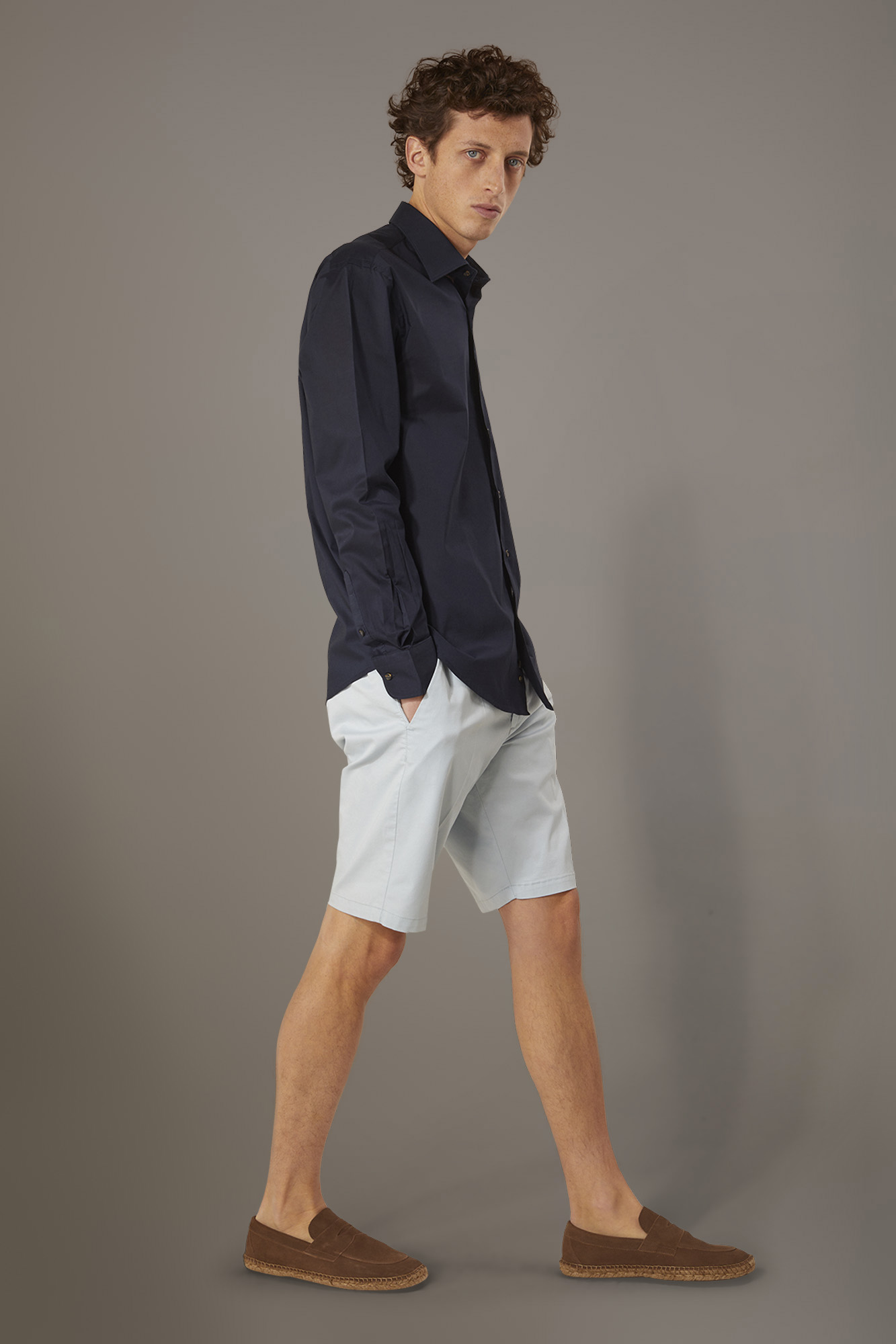 Bermuda classico costruzione twill | Doppelganger | Bermuda Uomo Online