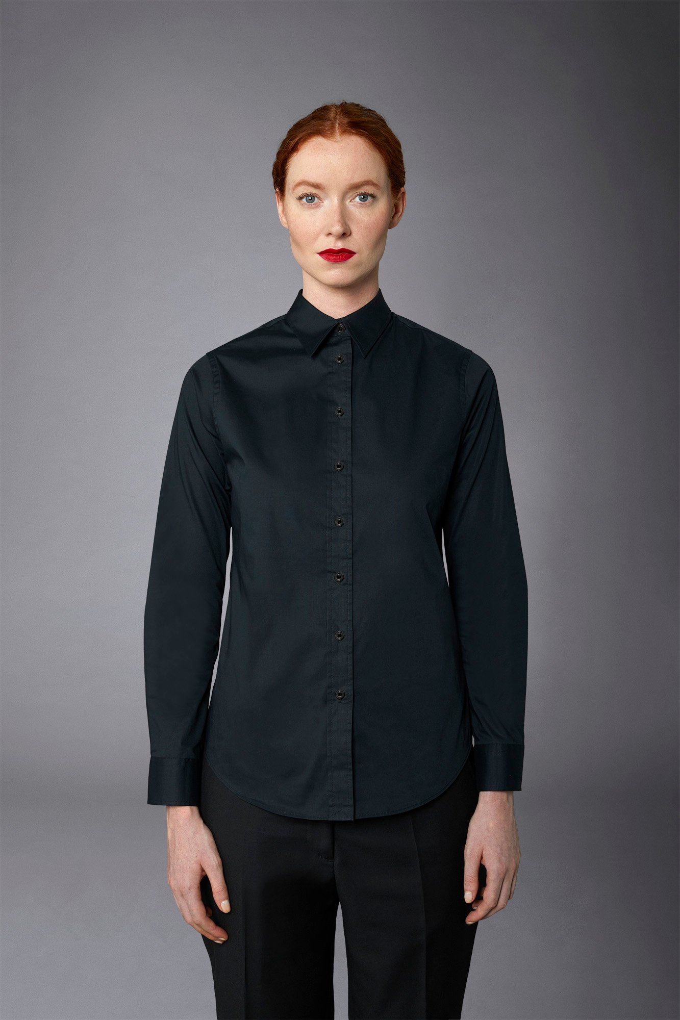 Camicia donna in cotone elasticizzato | Doppelganger | Camicie Donna Online