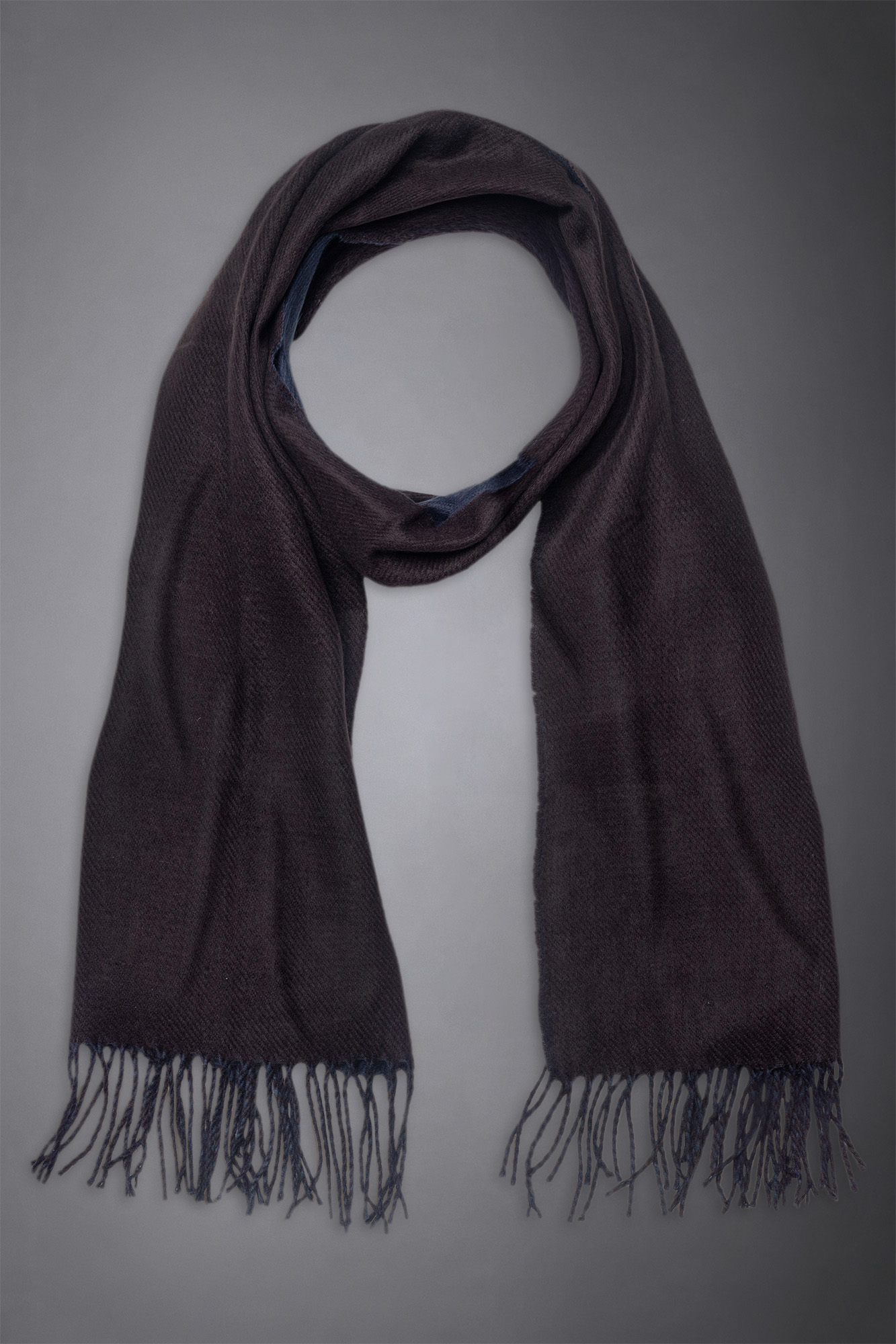 Men's solid-coloured double-face scarf | Doppelganger | Men's Shawls ...