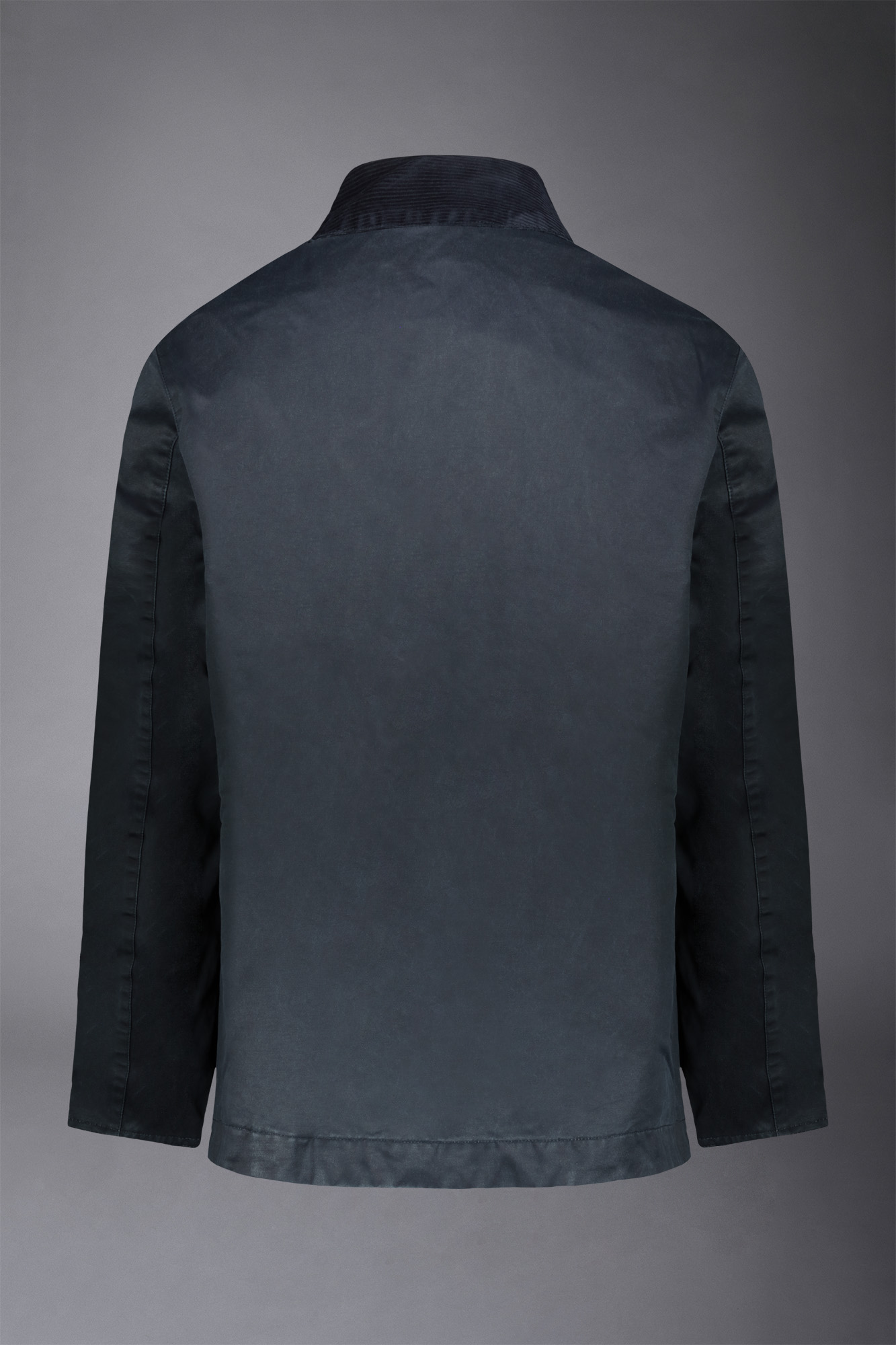 Men's waxed cotton touch jacket medium length | Doppelganger ...