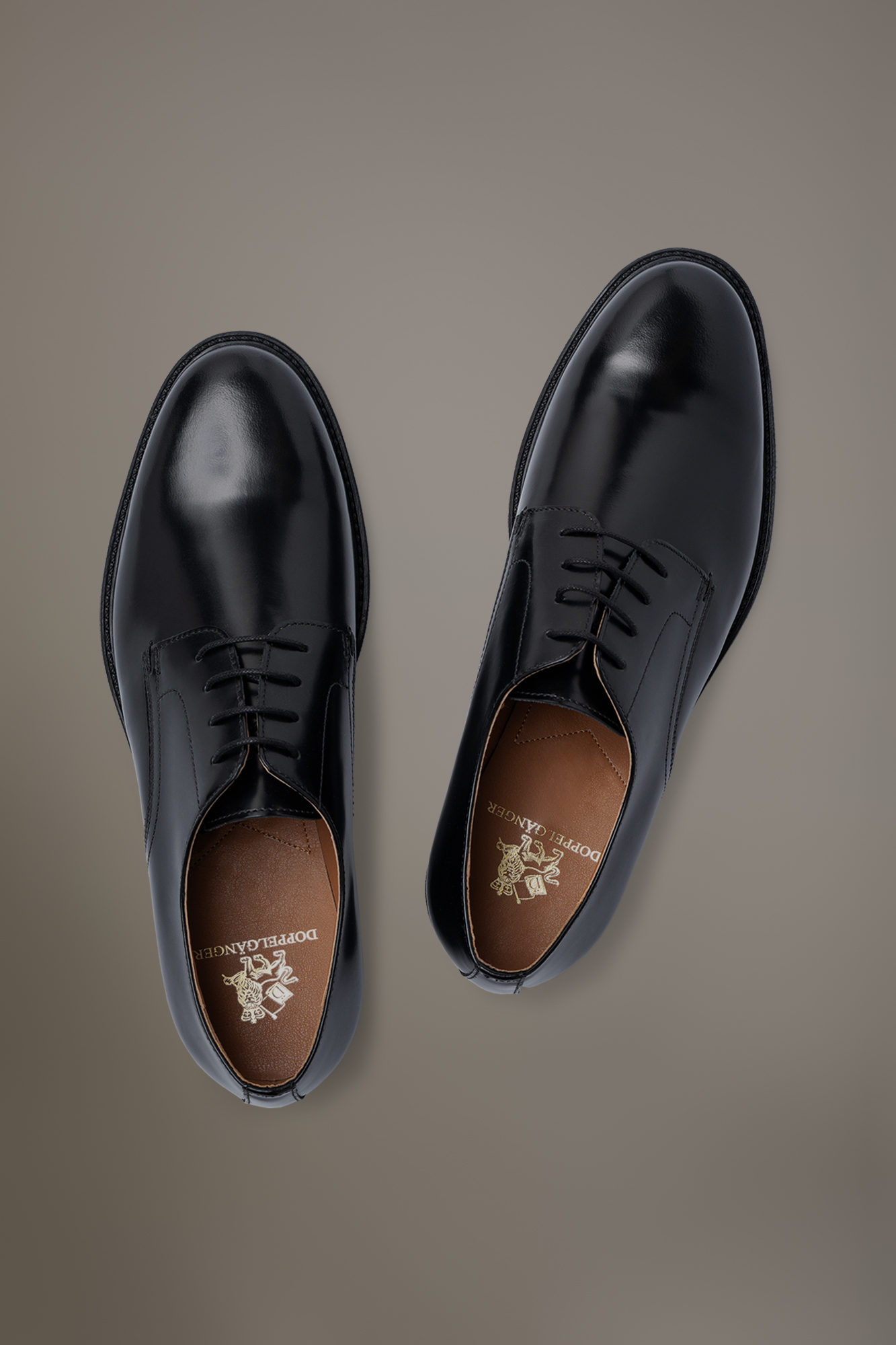 Derby shoes 100% leather with rubber sole | Doppelganger | Men's Shoes
