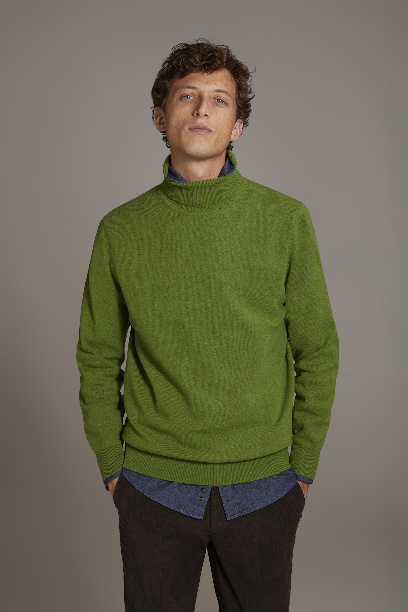 Maglia collo alto in misto lana lambswool | Doppelganger | Maglie Uomo ...