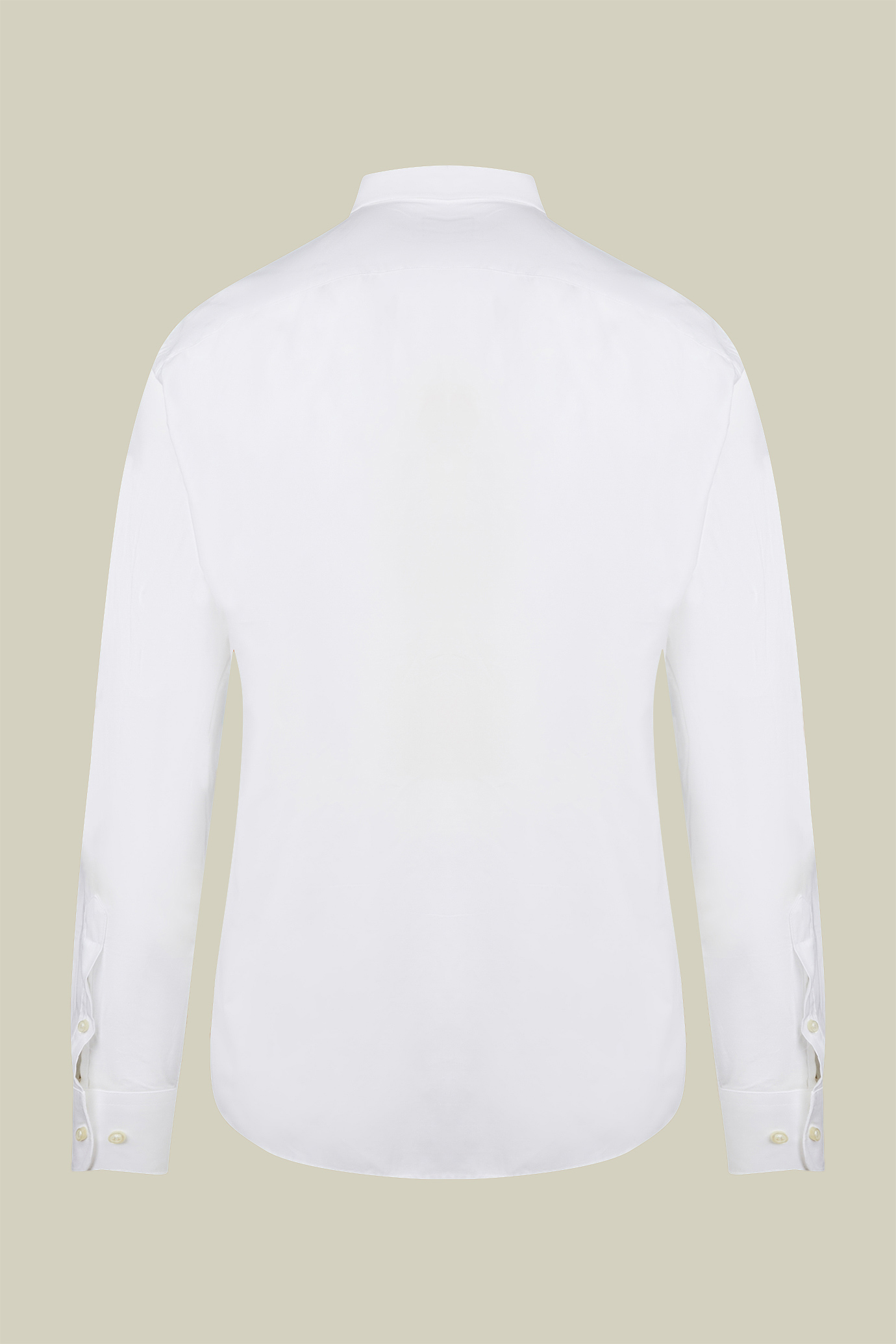 Chemise classique homme col français uni en twill | Doppelganger ...