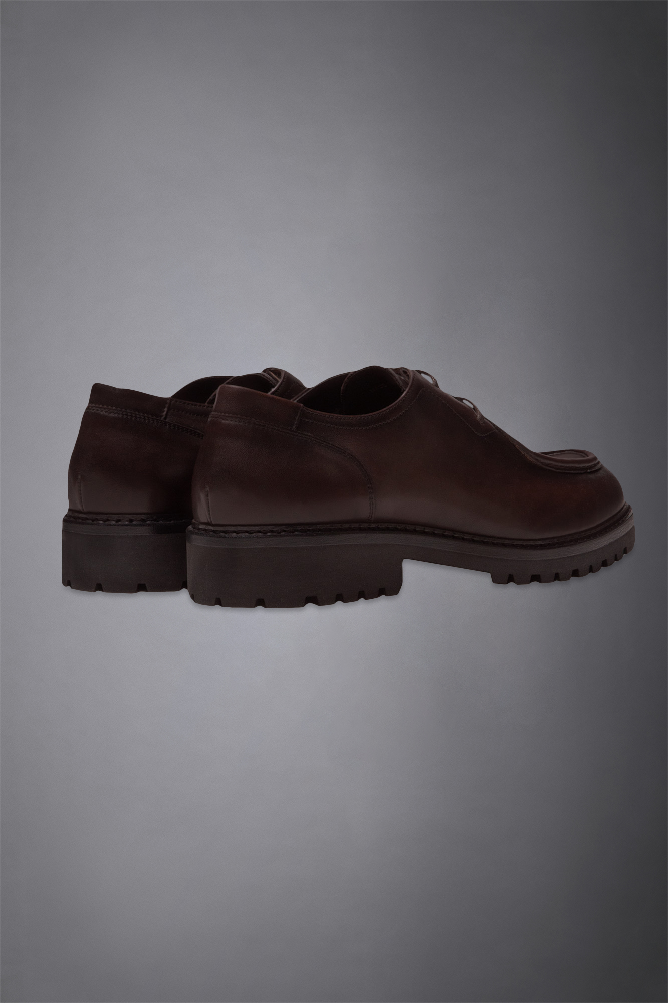 Scarpa ranger uomo 100% pelle con suola a carrarmato in gomma ...